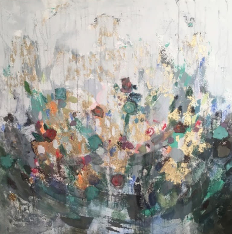 Deena Fadel, A Palette of dreams, 2018, 205/56| Tam Gallery