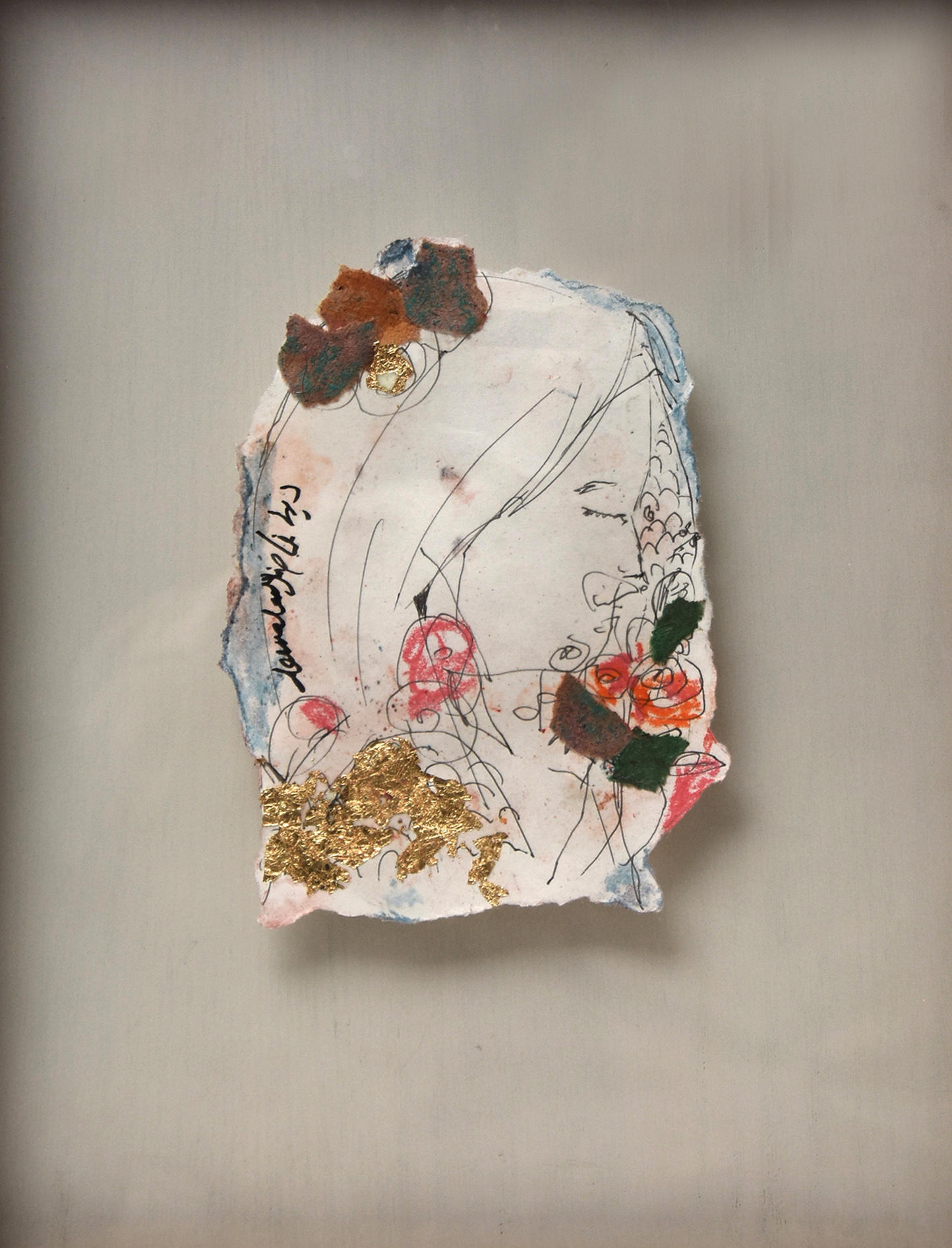 Deena Fadel, Faces Series VI, 2018, 183/56| Tam Gallery