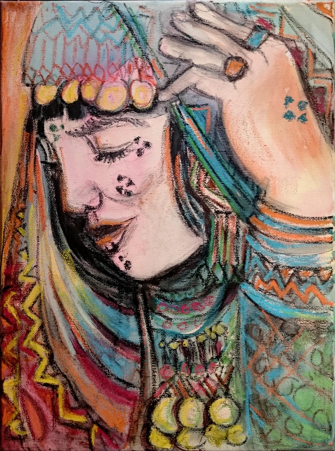 Reem Gamal Abdel Nasser, Her Smile, 21/52| Tam Gallery