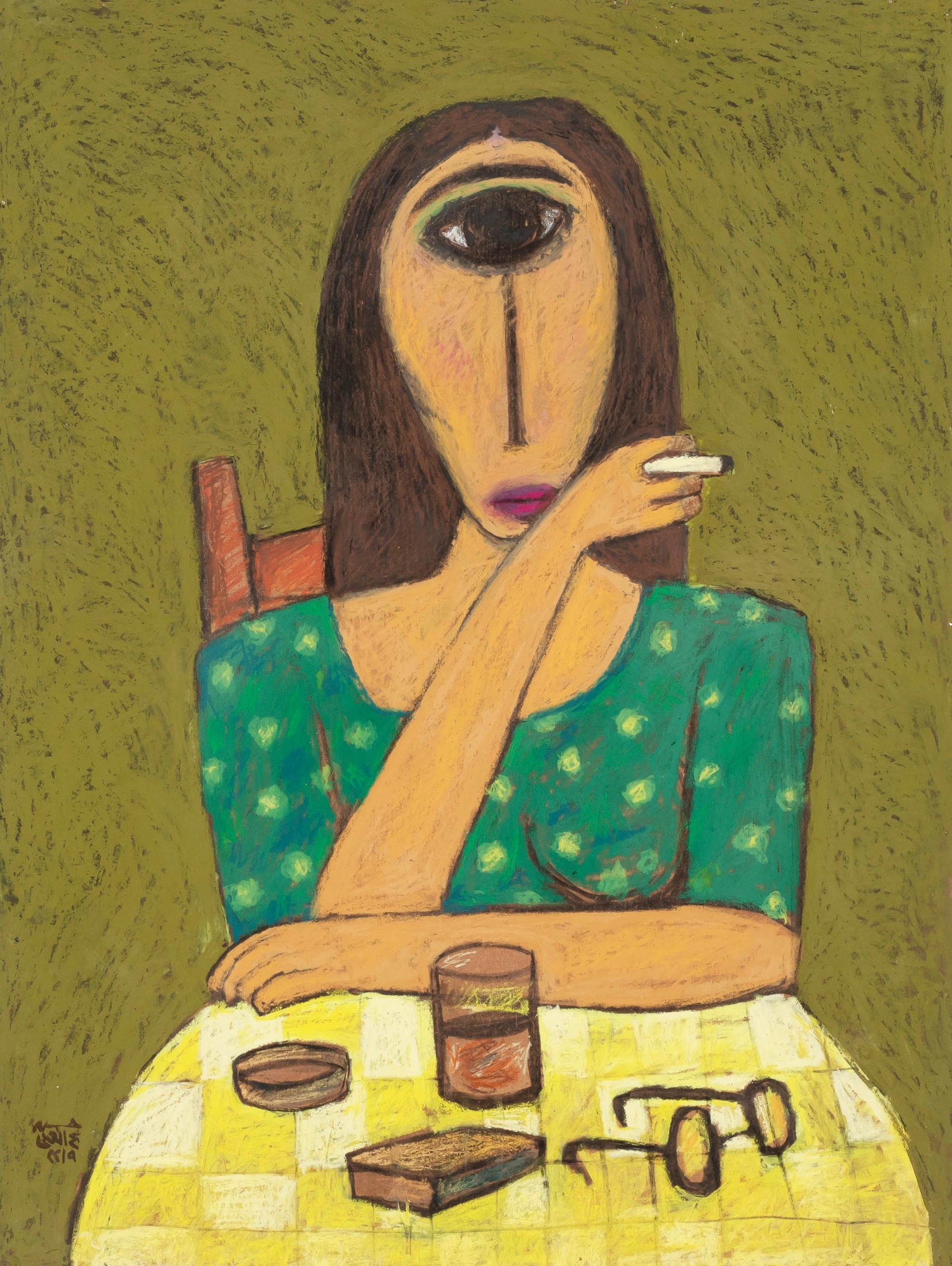 Hassan Abdel Ghany, A glance , 2022, 4/443| Tam Gallery