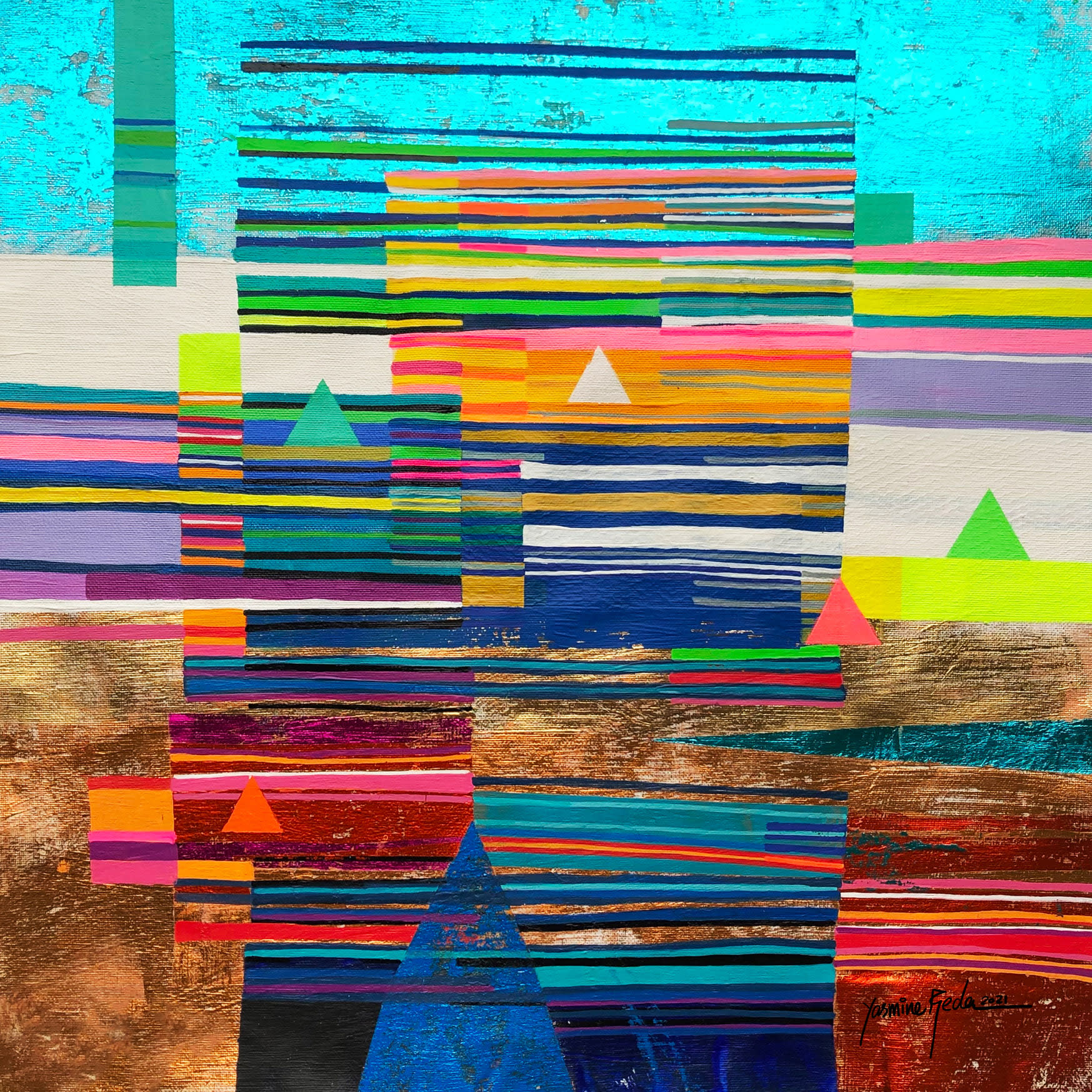 Yasmine Reda, The Summer of new hopes, 2021, 10/410| Tam Gallery