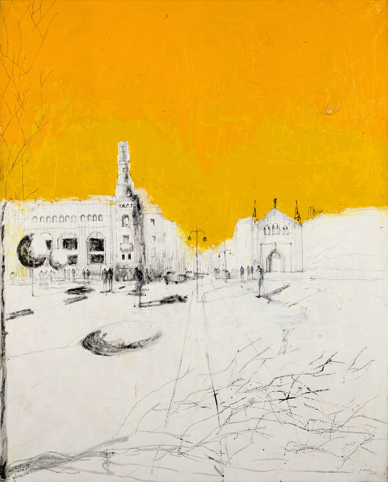 Mostafa Abo Aly, Beirut Street Triangle, 2022, 119/240| Tam Gallery