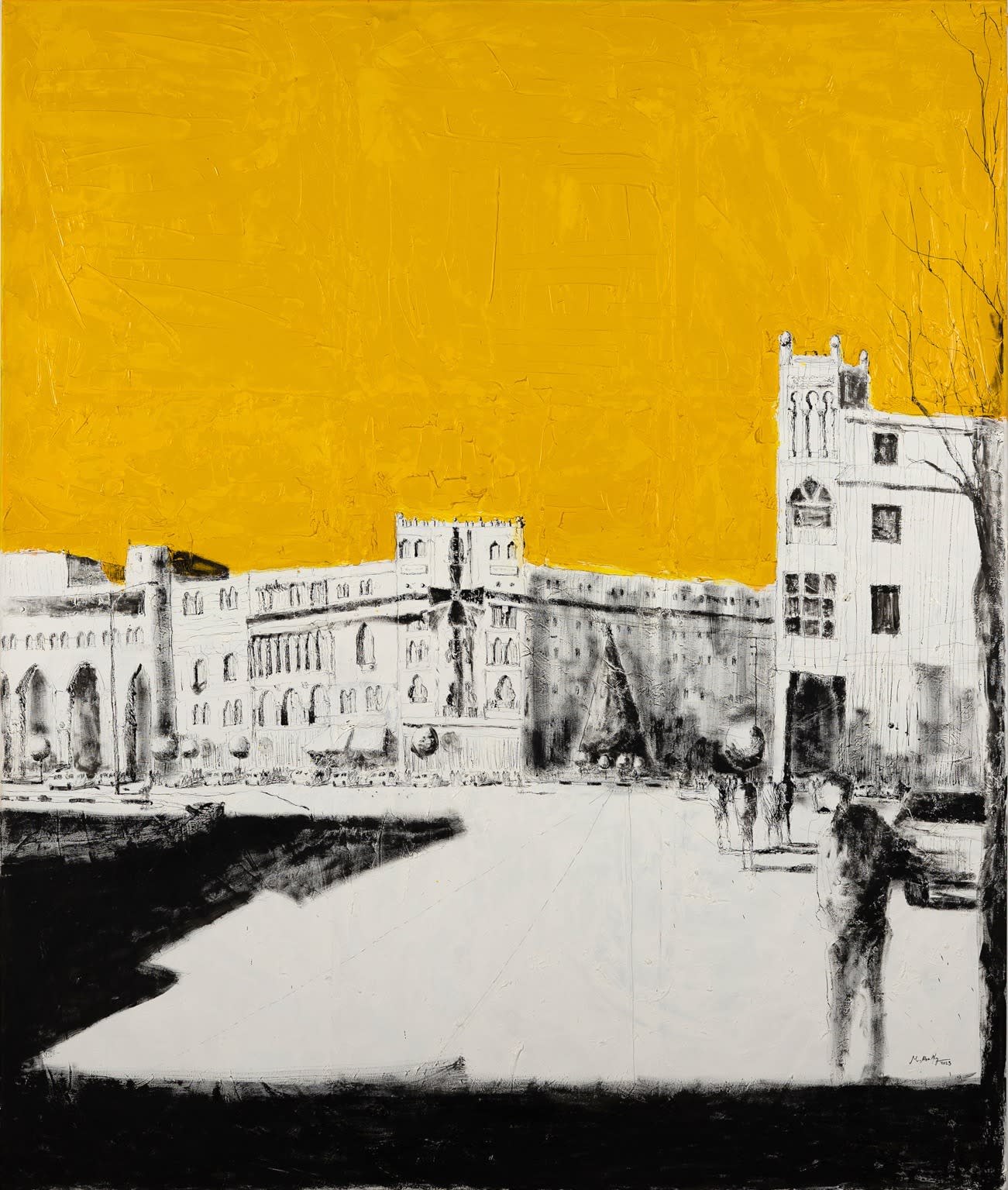 Mostafa Abo Aly, Christmas in Korba, 2023, 120/240| Tam Gallery