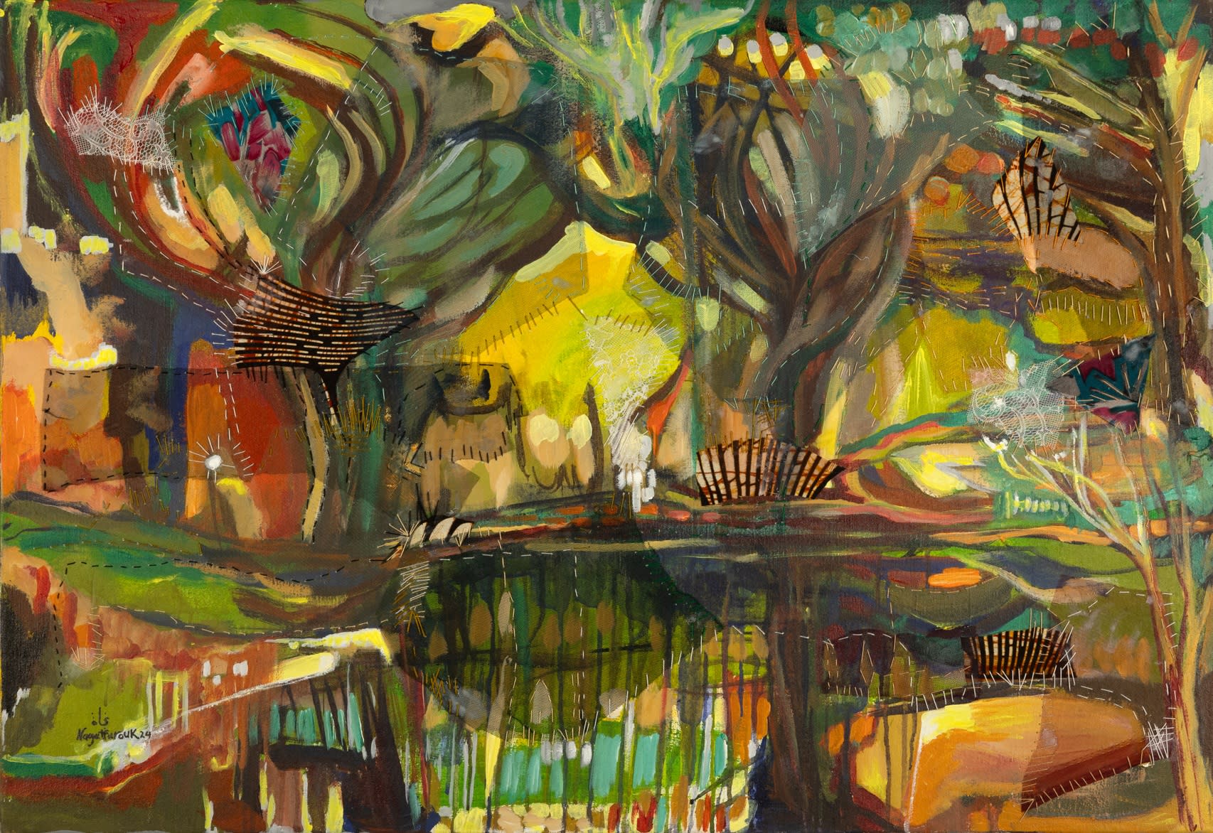 Nagat Farouk, Nature I, 2024, 67/430| Tam Gallery